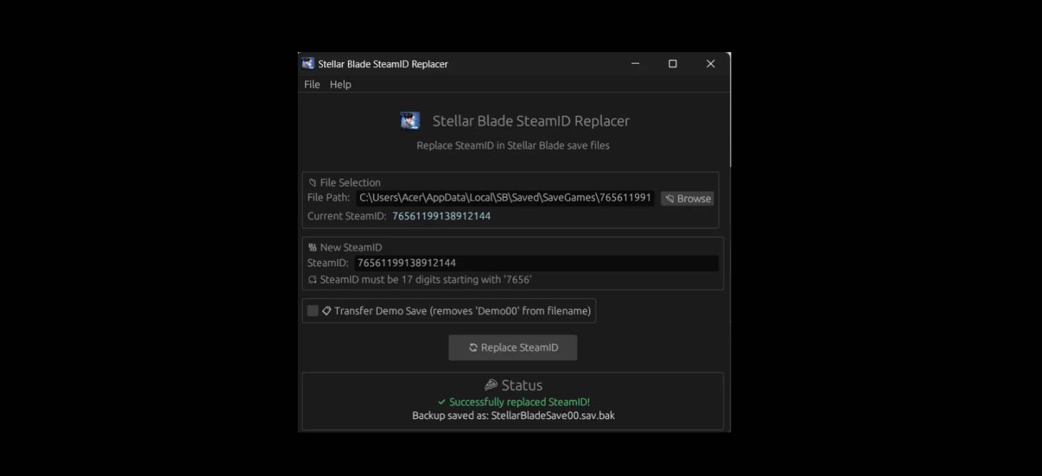 SteamID Replacer